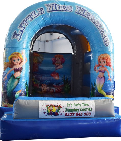Little Miss Mermaid Jumping Castle - It's Party Time Jumping Castles ...