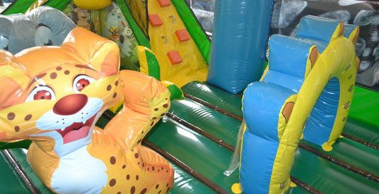 Jungle Adventure Slide Combo - It's Party Time Jumping Castles Shepparton