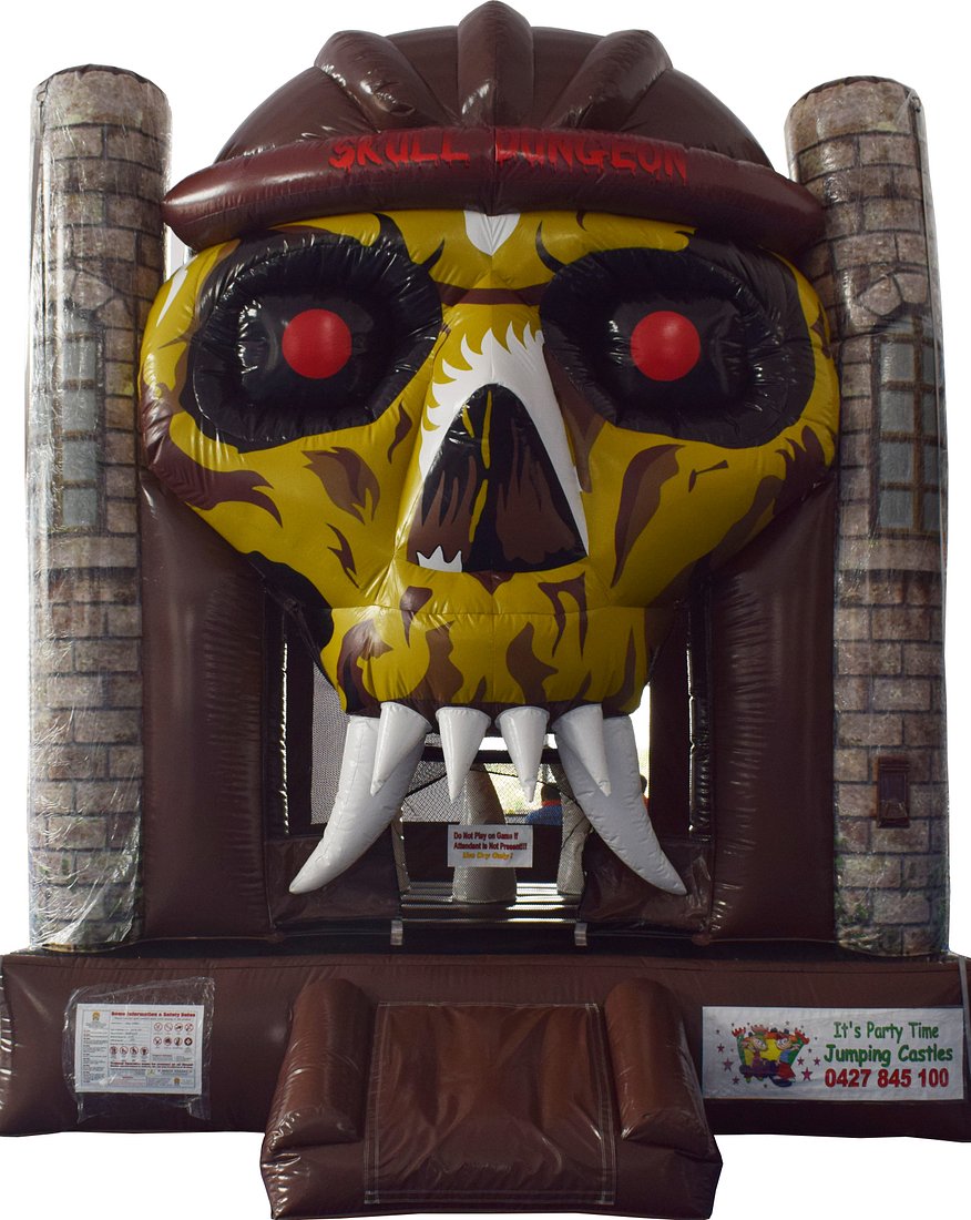 Skull Dungeon Bouncer Jumping Castle - It's Party Time Jumping Castles ...